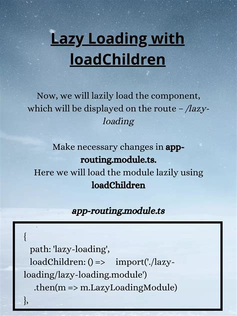 Image result for Step by Step Guide to Implement Lazy Loading in an Angular Project