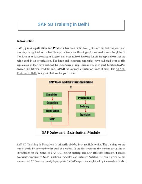 Image result for SAP SD Module Training