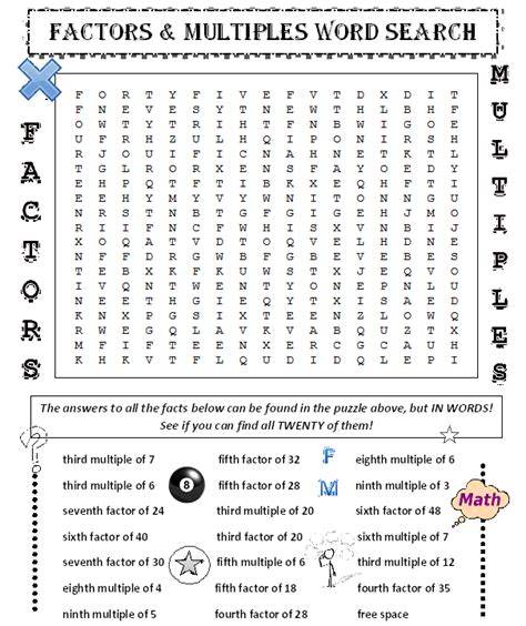 Image result for Multiples and Factors Word Problems