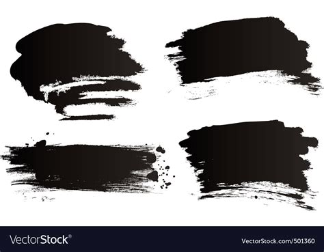 Grunge brushes Royalty Free Vector Image - VectorStock