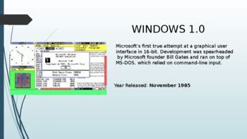Image result for First Microsoft Operating System