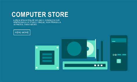 Computer banners logo. Computer store logo 41859747 Vector Art at Vecteezy