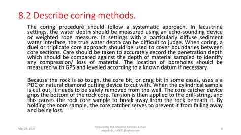 Image result for Coring Sample