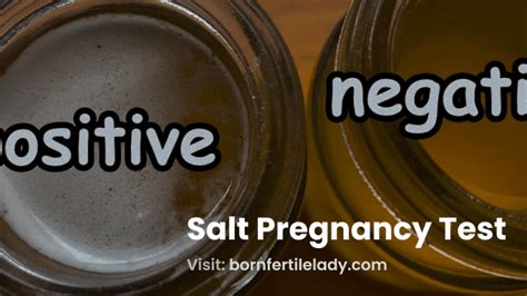 Image result for Pregnancy Test Using Salt Images