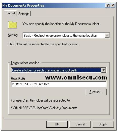 Image result for Folder Redirection Redirect Setup