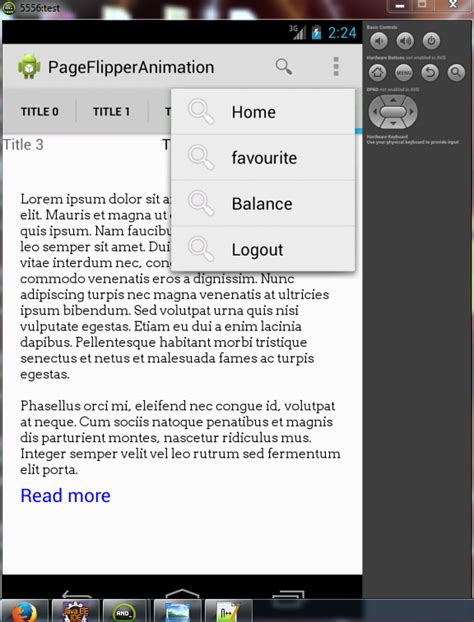 Image result for Overflow Menu Android Studio