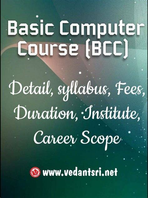 Image result for BCC Computer Course Syllabus