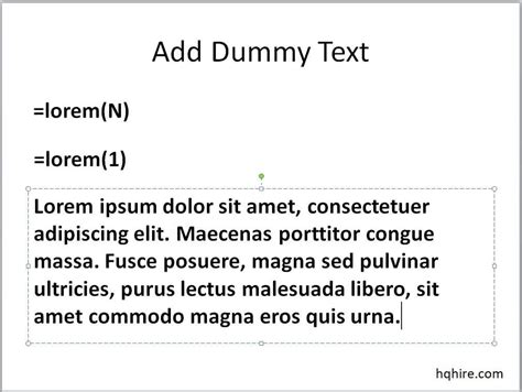 Image result for Random Text in PowerPoint Shortcut Key
