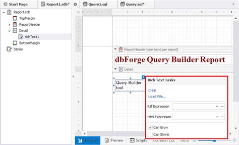 Image result for Report Designer in SQL Server Data Tools