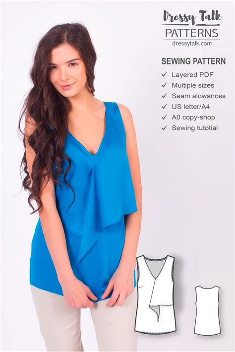 Image result for Sleevless Blouse Pattern