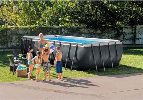 Image result for Intex 18Ft X 9Ft X 52-In Ultra XTR Rectangular Frame Pool Prep