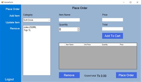 Image result for Cafe Management System VB .Net