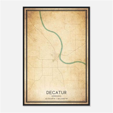 Image result for Decatur Nebraska Map