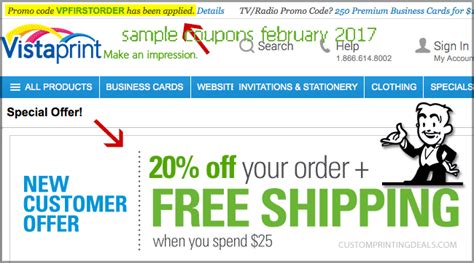 Image result for Vistaprint Sticker Promo Code