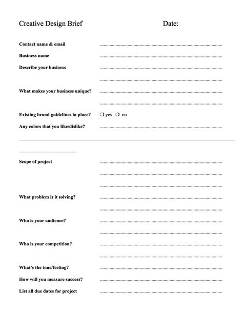 Image result for Architecture Client Brief Example