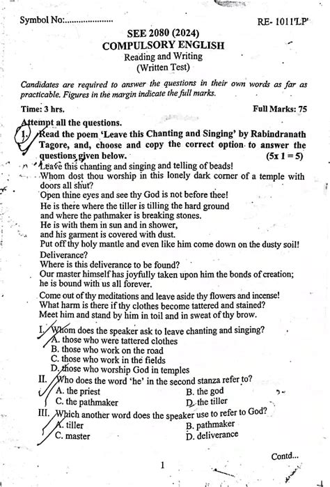 Image result for Model Class 10th Part 8 English