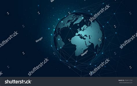 Image result for Global Network Map Vector Jpg