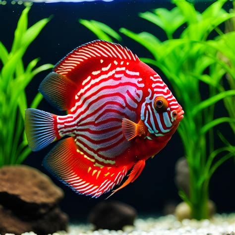 Image result for Red Discus Fish