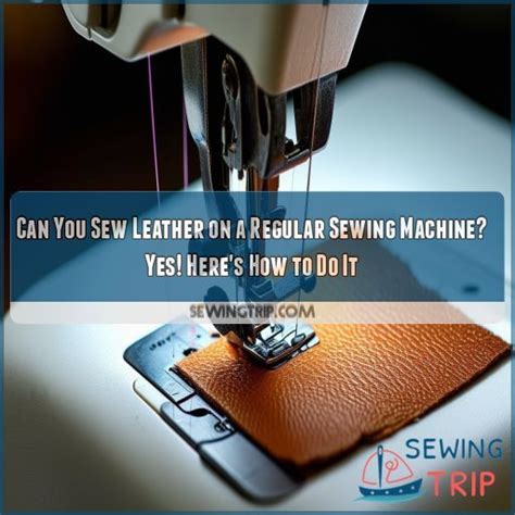 Image result for Using a Leather Sewing Machine