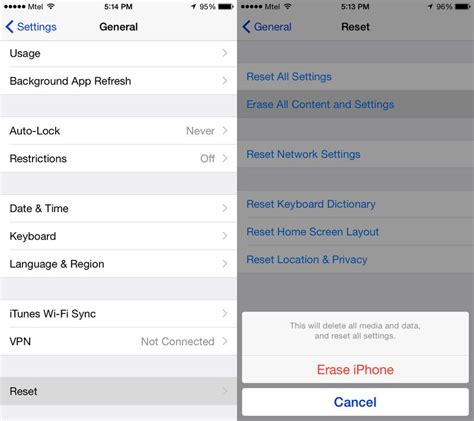 Image result for Reinitialiser iPhone 6