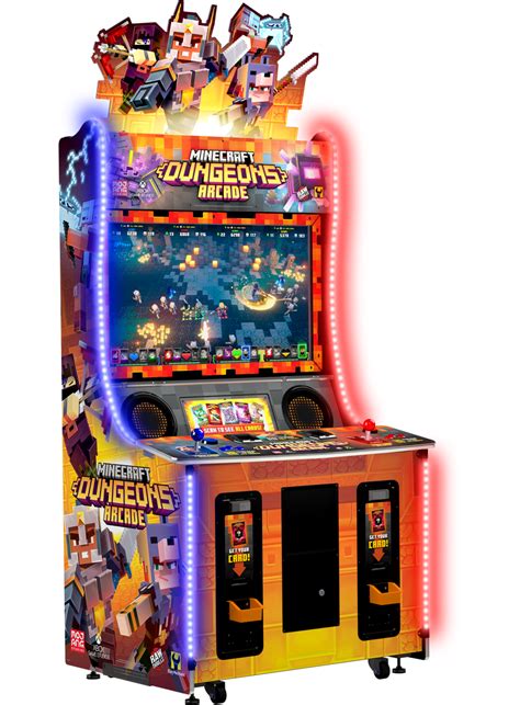 Minecraft Dungeons Arcade 43″ 2 PLAYER CABINET – San Diego Amusements