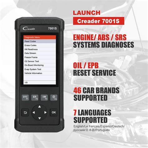 Image result for Launch OBD Scanner Creader Chart