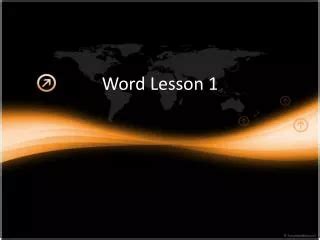 Image result for HD Word Lesson One