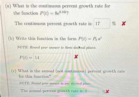 Image result for Continuous Growth Rate Formula