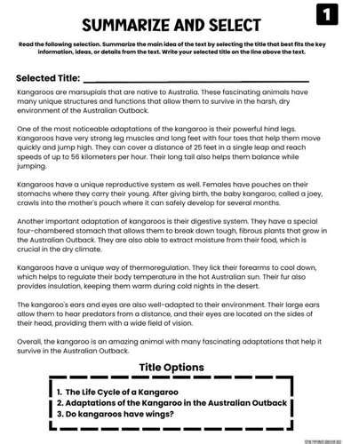 Image result for Summarizing Informational Text