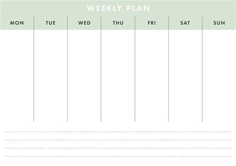Image result for Basic Weekly Planner Printable