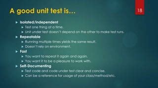 Image result for Repeatable Unit Testing
