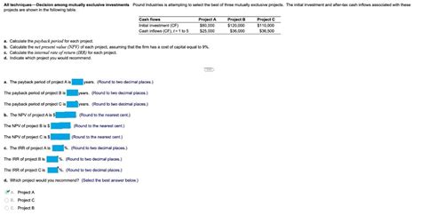 Image result for How to Calculate Pay Back Period for Two Projects