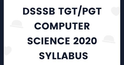 Image result for DSSSB Computer Science Syllabus