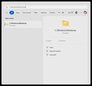 Image result for How to View Dump Files Windows 1.0