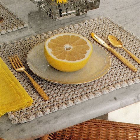 Image result for Table Mat Crochet