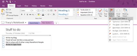 Image result for OneNote Tasks