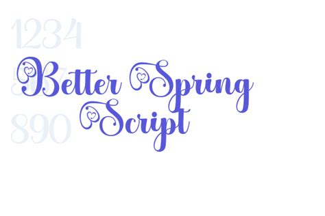 Image result for Spring Script Font