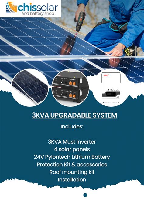 Image result for Solar System Connection of 3KVA