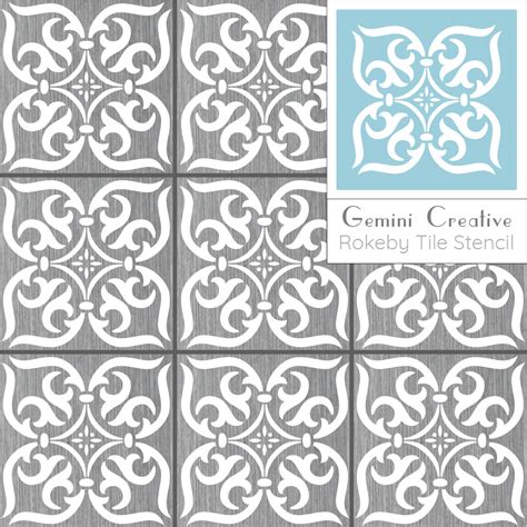 Image result for Tile Stencil Patterns