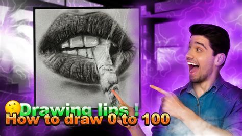 Image result for Hyper Lip Drawing Tutorial