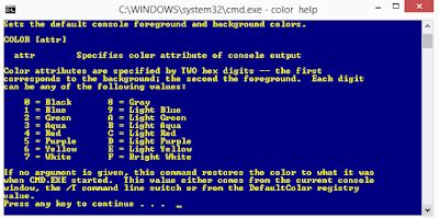 Image result for CMD Commands Color Change