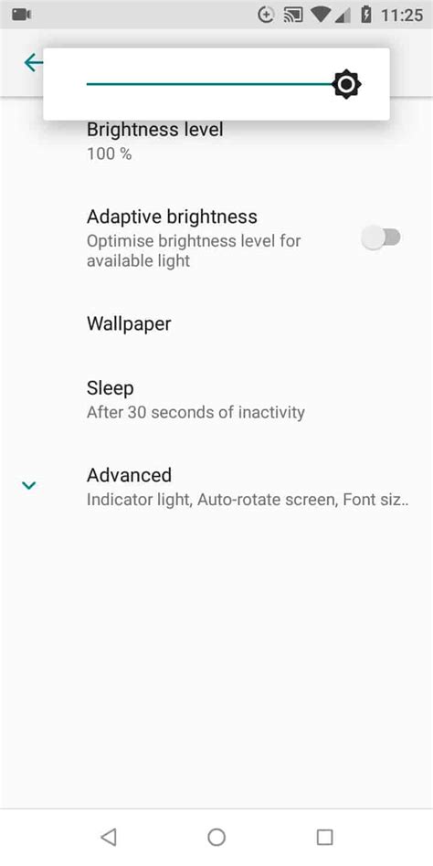 Image result for Android Developer Mode Brightness
