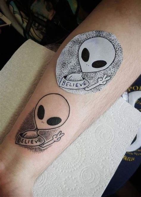 Image result for Alien Face Tattoos
