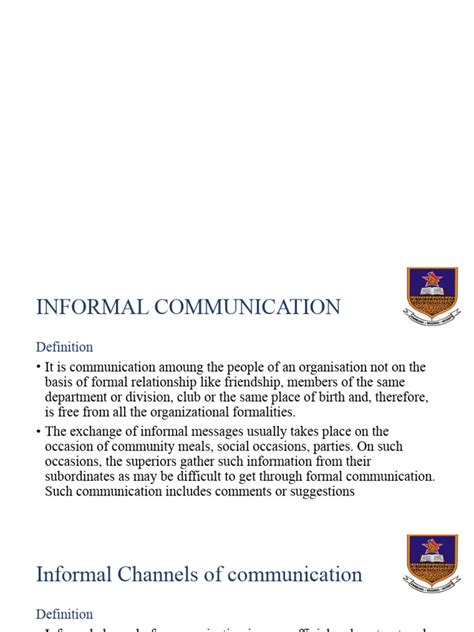 Image result for Example of Informal Communication