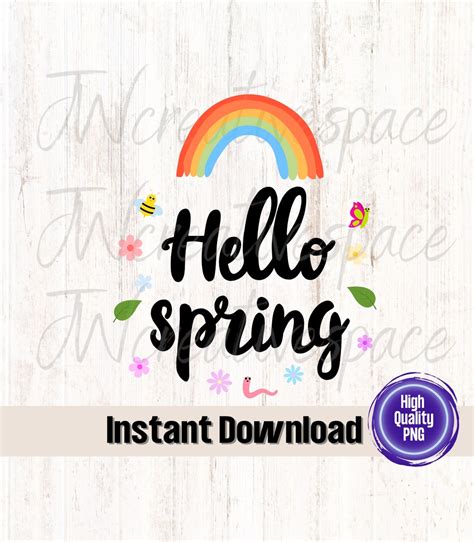 Image result for Hello Spring PNG