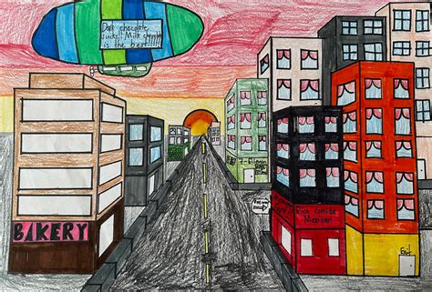 Image result for 5 Point Perspective Drawing Tutorial