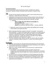 Image result for Mini Lab Report Example