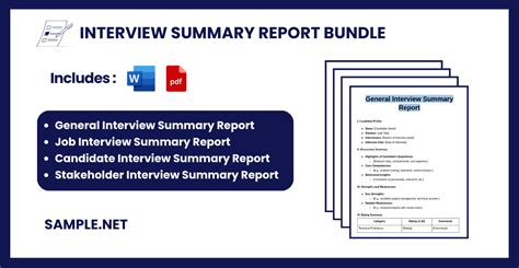 Image result for Interview Summary Report Example