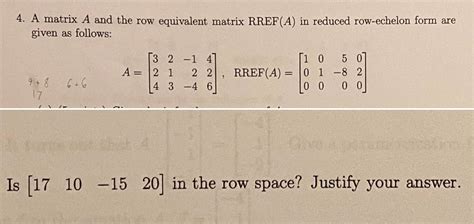 Image result for What Is a Row Equivalent Matrix