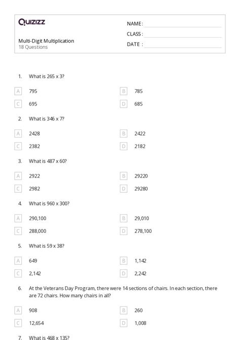 Image result for Multi-Digit Multiplication Lesson Plan Grade 6
